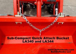 Kubota™ Quick-Attach Buckets - BoltOnHooks LLC